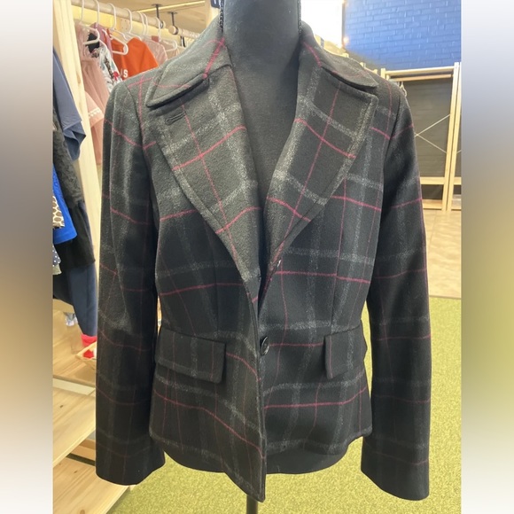 Talbots | Jackets & Coats | Talbots Plaid Blazer | Poshmark
